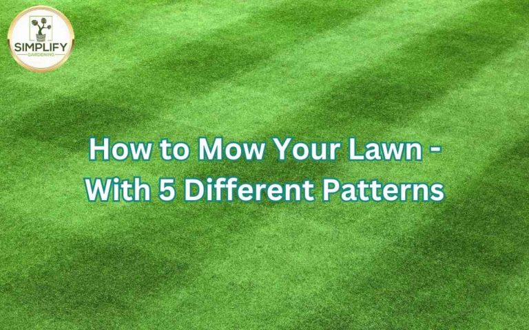 How to Mow Your Lawn (5 Different Patterns) - Simplify Gardening