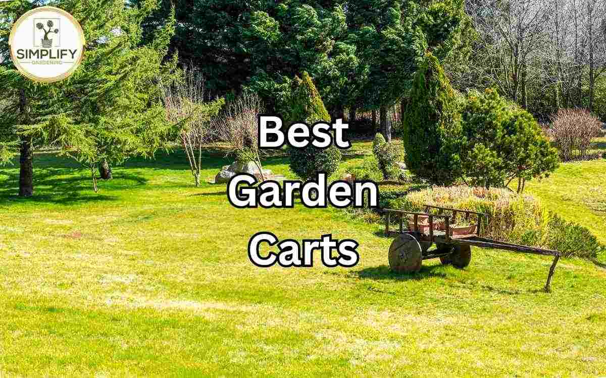 9 Best Garden Carts - The Perfect Garden Helper - Simplify Gardening